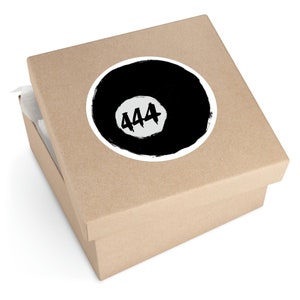 444 Angel Number 8 Ball Sticker - Etsy