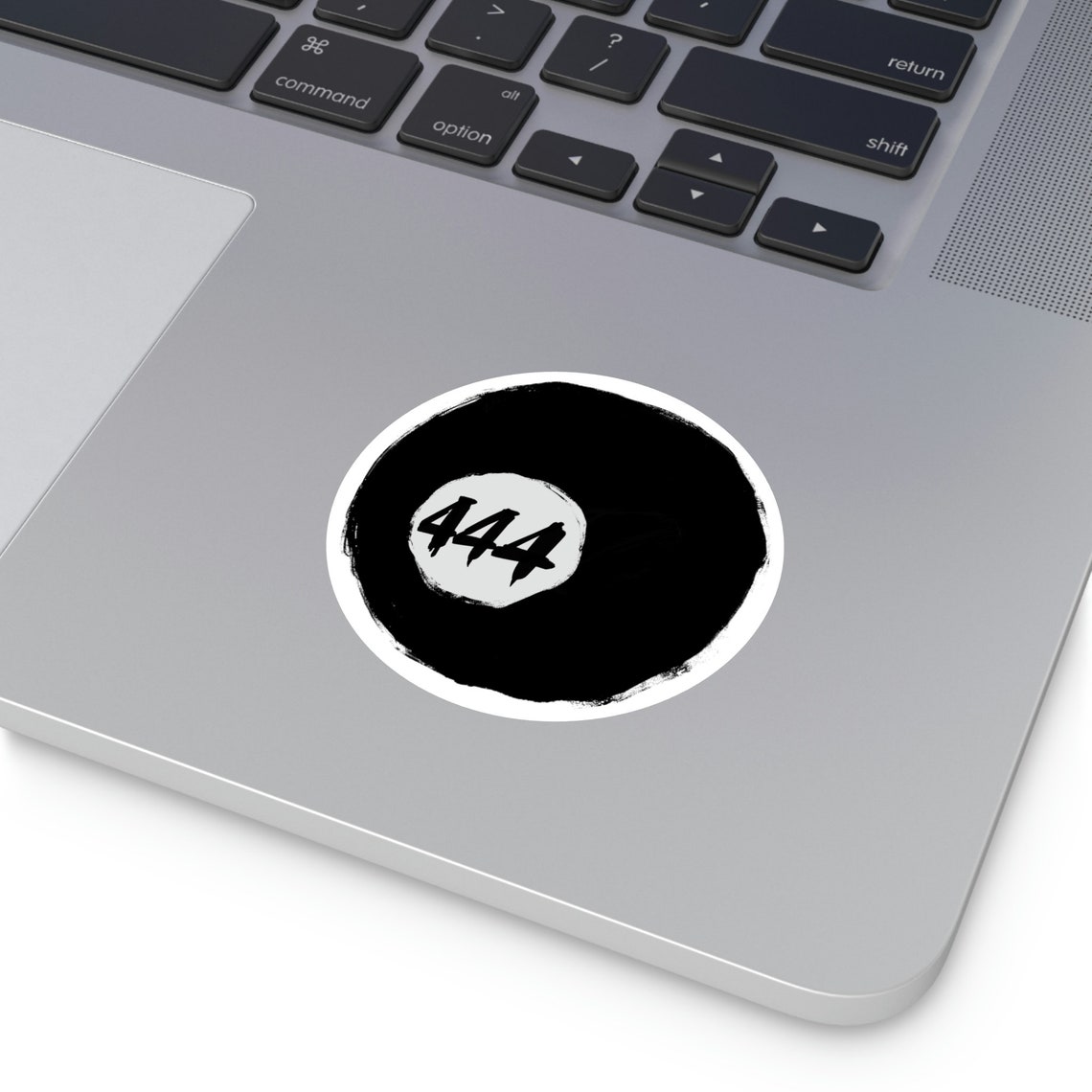444 Angel Number 8 Ball Sticker - Etsy