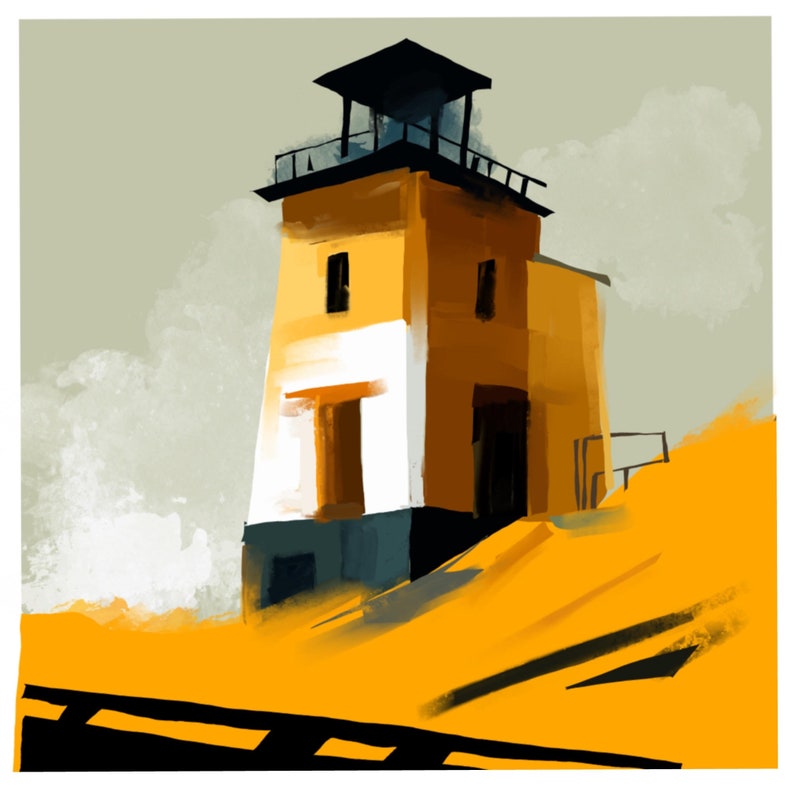 Vibrant Chunky Block Art: Commissioned Drawings Available Custom Made ...