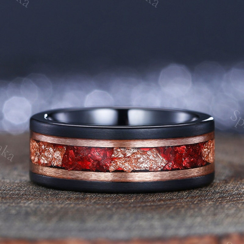 Tungsten Ruby Ring - Etsy