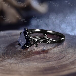 Orion Nebula Ring,matching Promise Rings for Couples,kite Gemstone,blue ...
