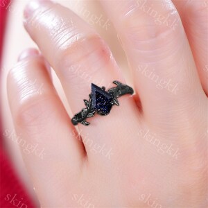 Orion Nebula Ring,matching Promise Rings for Couples,kite Gemstone,blue ...