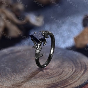 Orion Nebula Ring,matching Promise Rings for Couples,kite Gemstone,blue ...