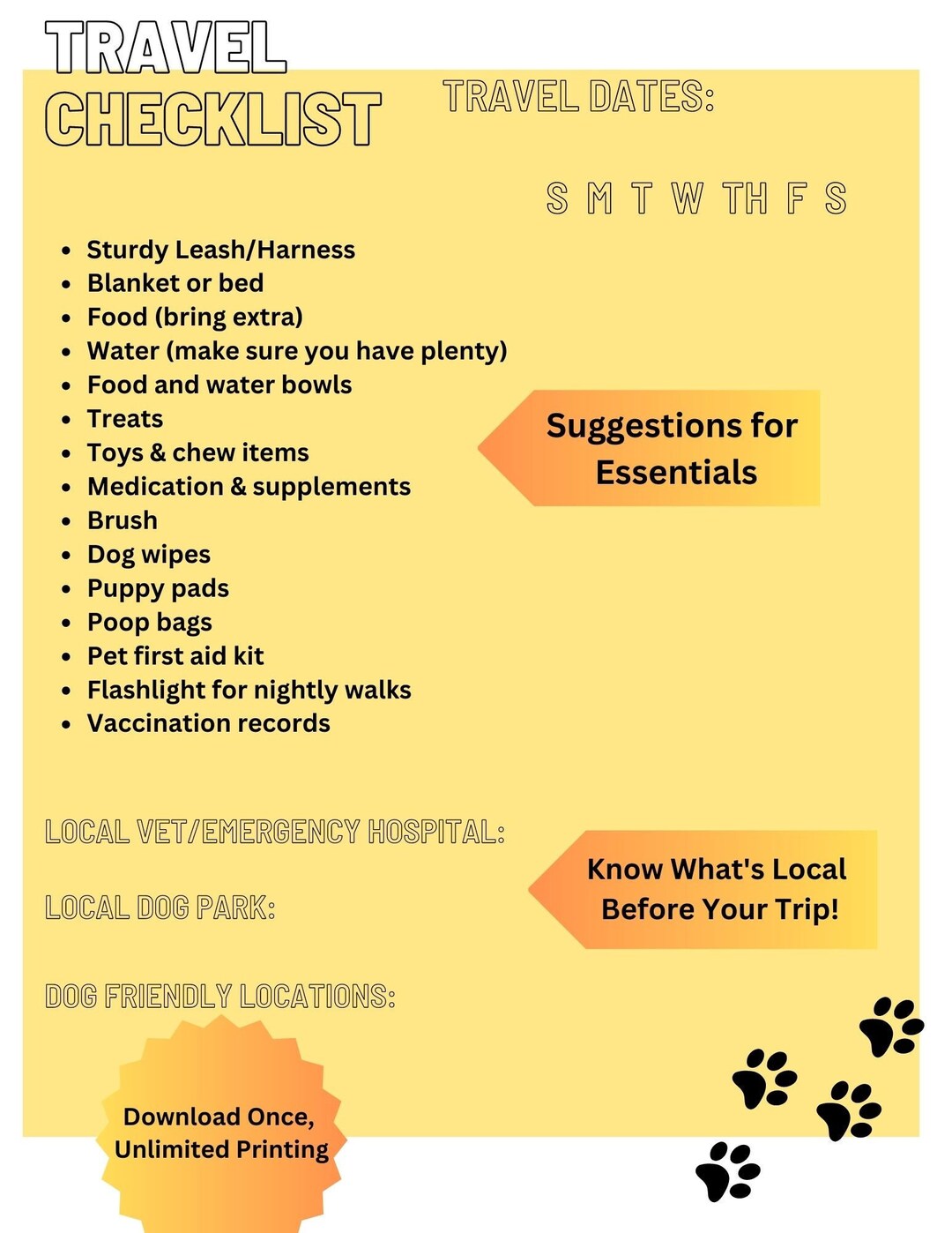 Dog Travel List Vet, Park, Pet Hotel, Dog Care, Puppy, Road Trip ...