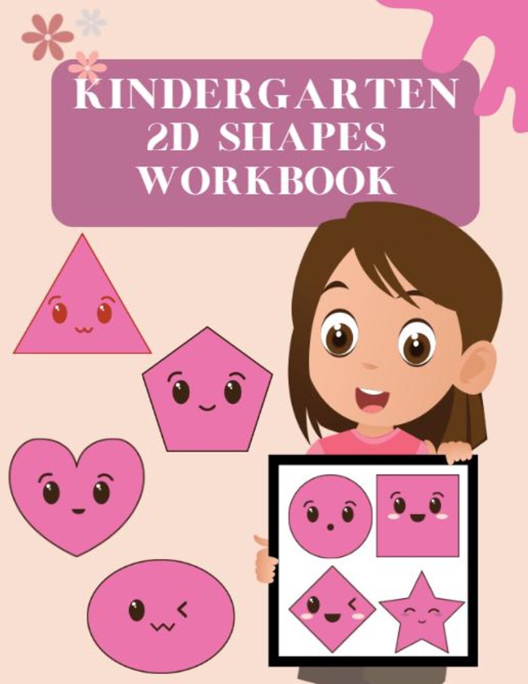 Kindergarten 2D Shapes Workbook - Etsy