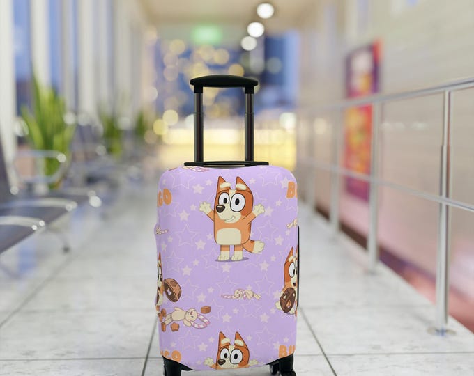 Luggage Cover Available in 3 Sizes, Designed for Bluey Lovers and Their ...