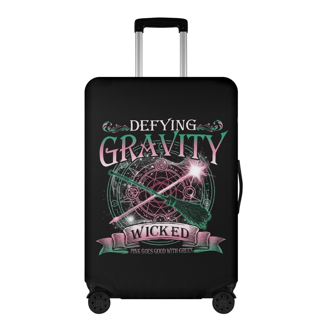 Wicked Luggage Cover, Elphaba, Galinda, Wicked Musical, Defying Gravity ...