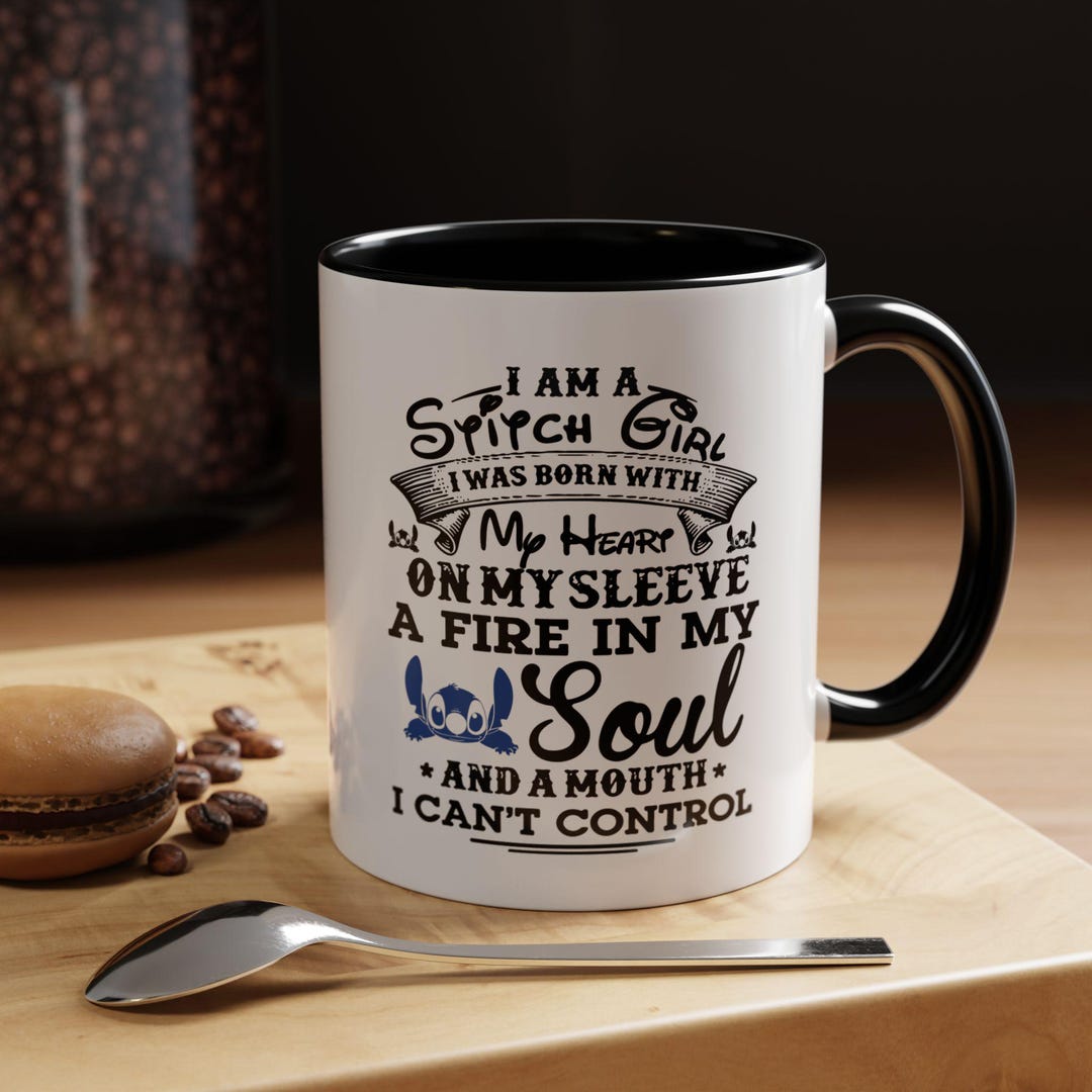 Stitch, Lilo, Disney Inspired, Fun Coffee Mug, Friend Gift, Can't ...