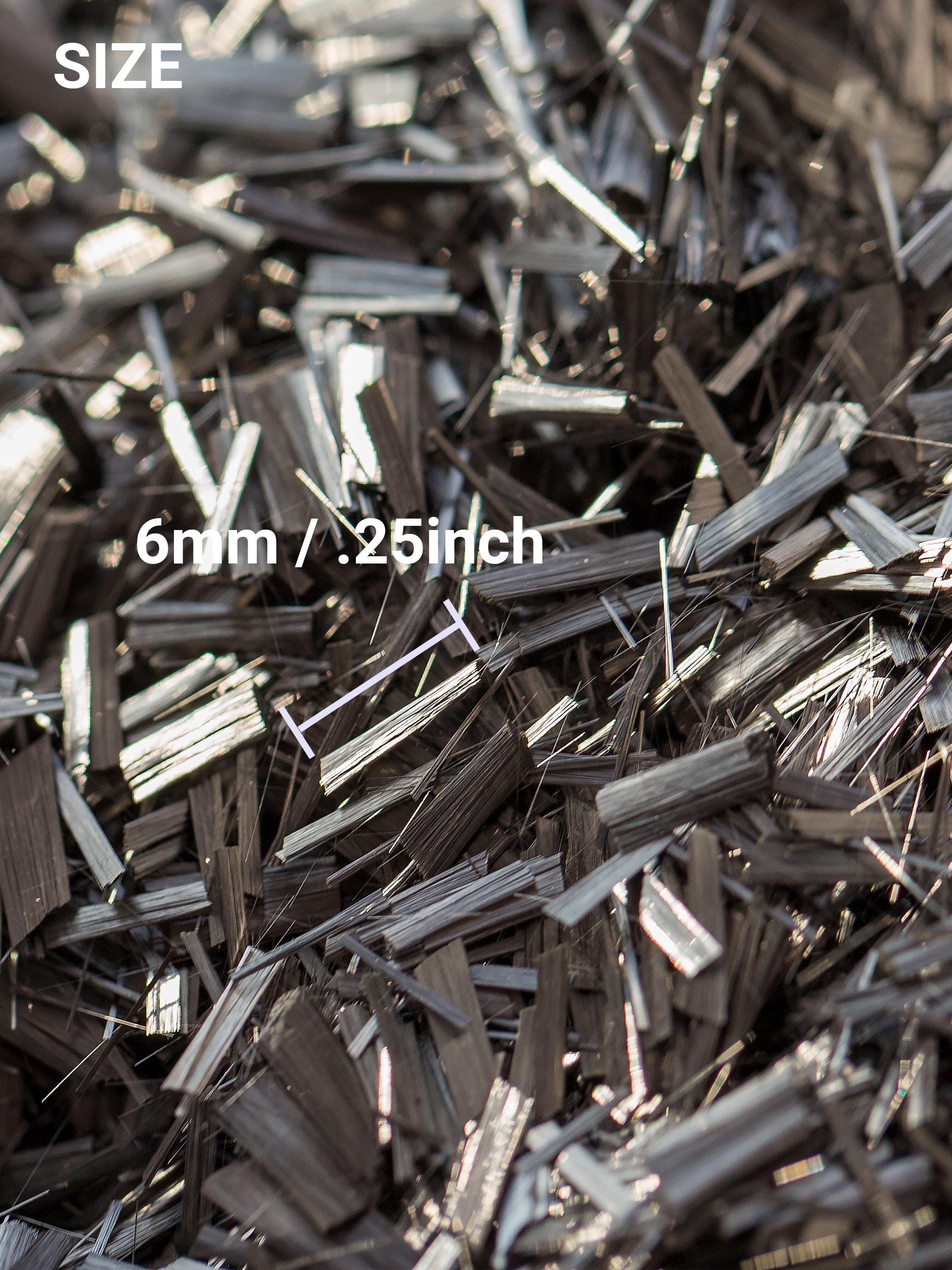 6mm Chopped Carbon Fiber Flakes 0.25'' High Strength for Forged ...