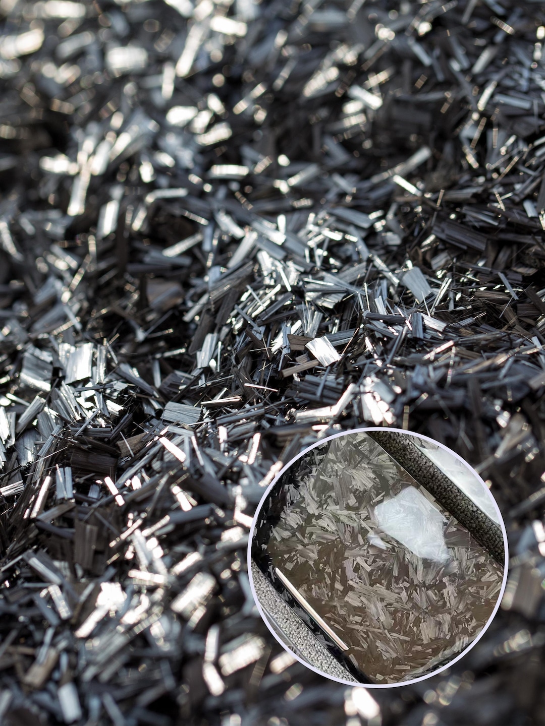 6mm Chopped Carbon Fiber Flakes 0.25'' High Strength for Forged ...