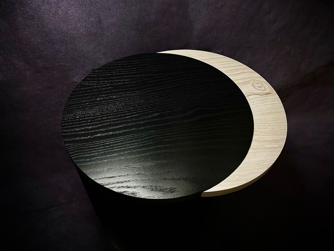 Wood Night Stand Decor Bed Side Table Night Light Stand Small Night ...