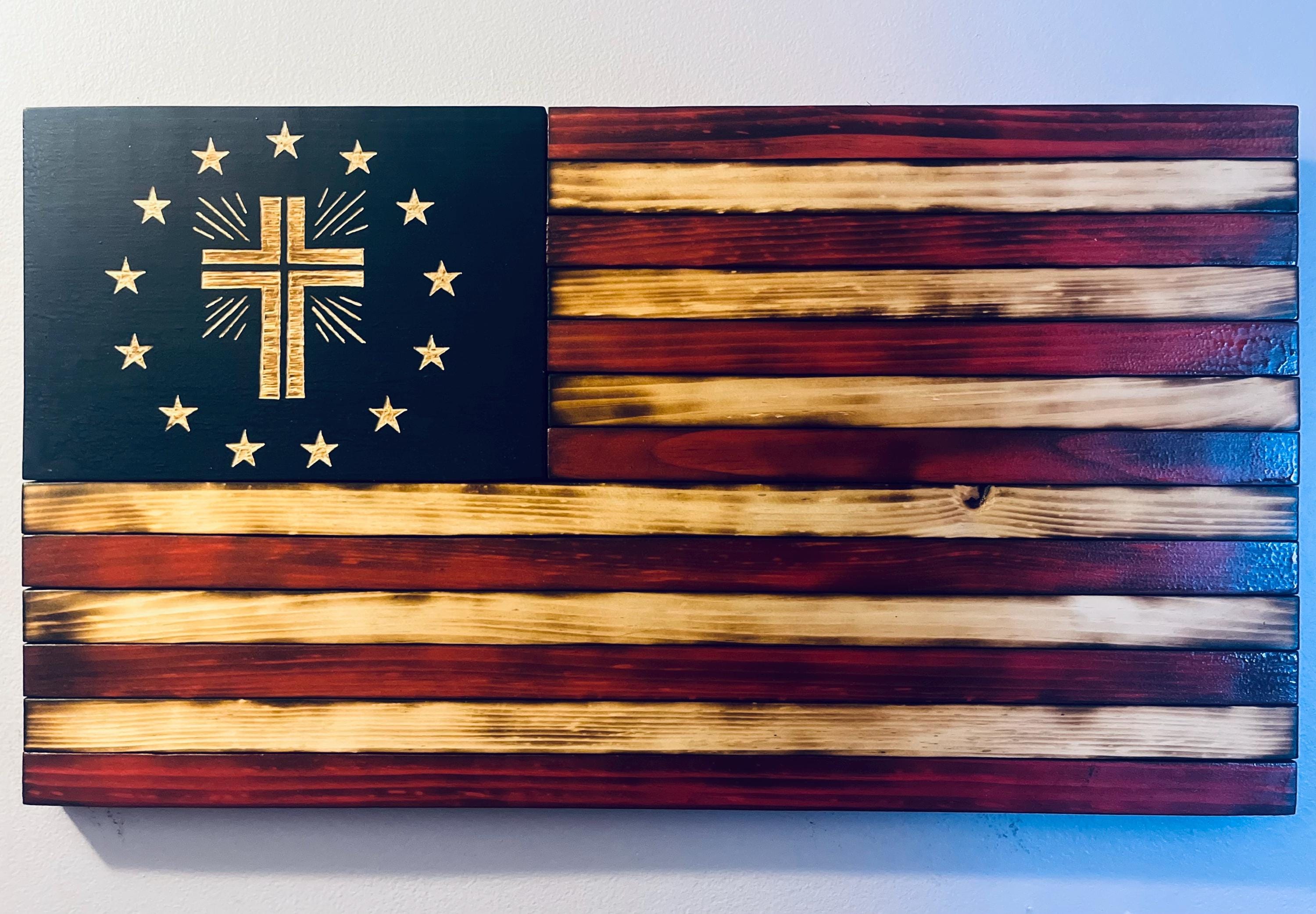God, Faith and Country Flag - Etsy