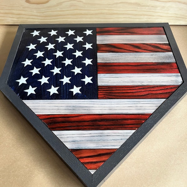Home Plate Flag - Etsy