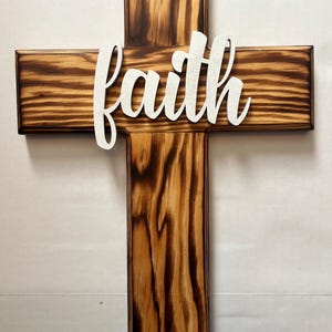 Faith Themed Wall Cross - Etsy