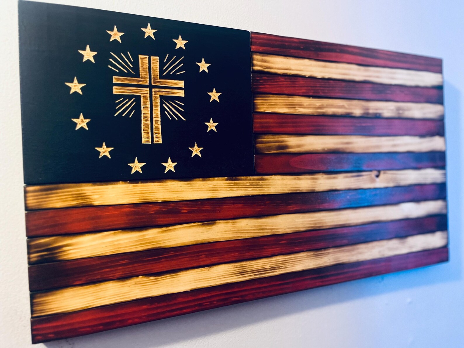 God, Faith and Country Flag - Etsy