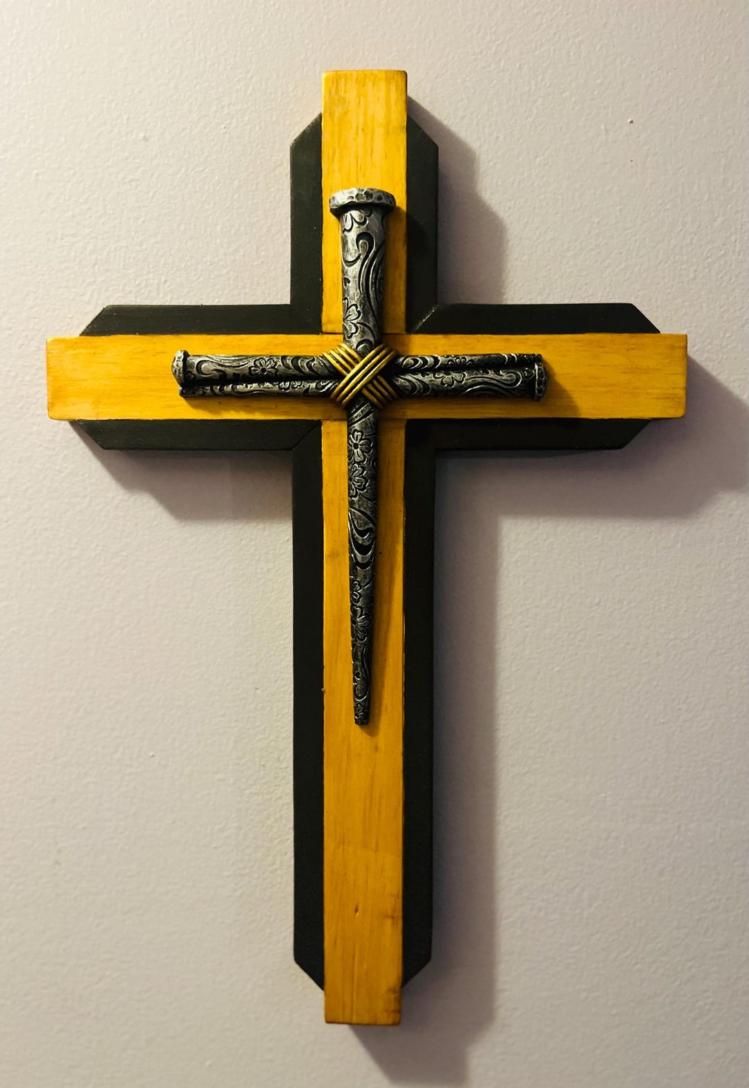 Three Nail Cross - Etsy
