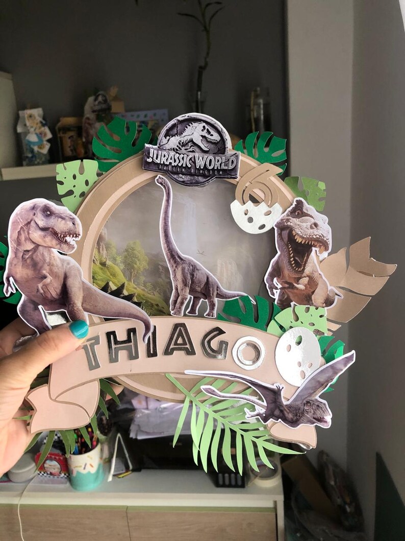 Caketoppers Jurassic Park Digital Cut File for Cameo - Etsy