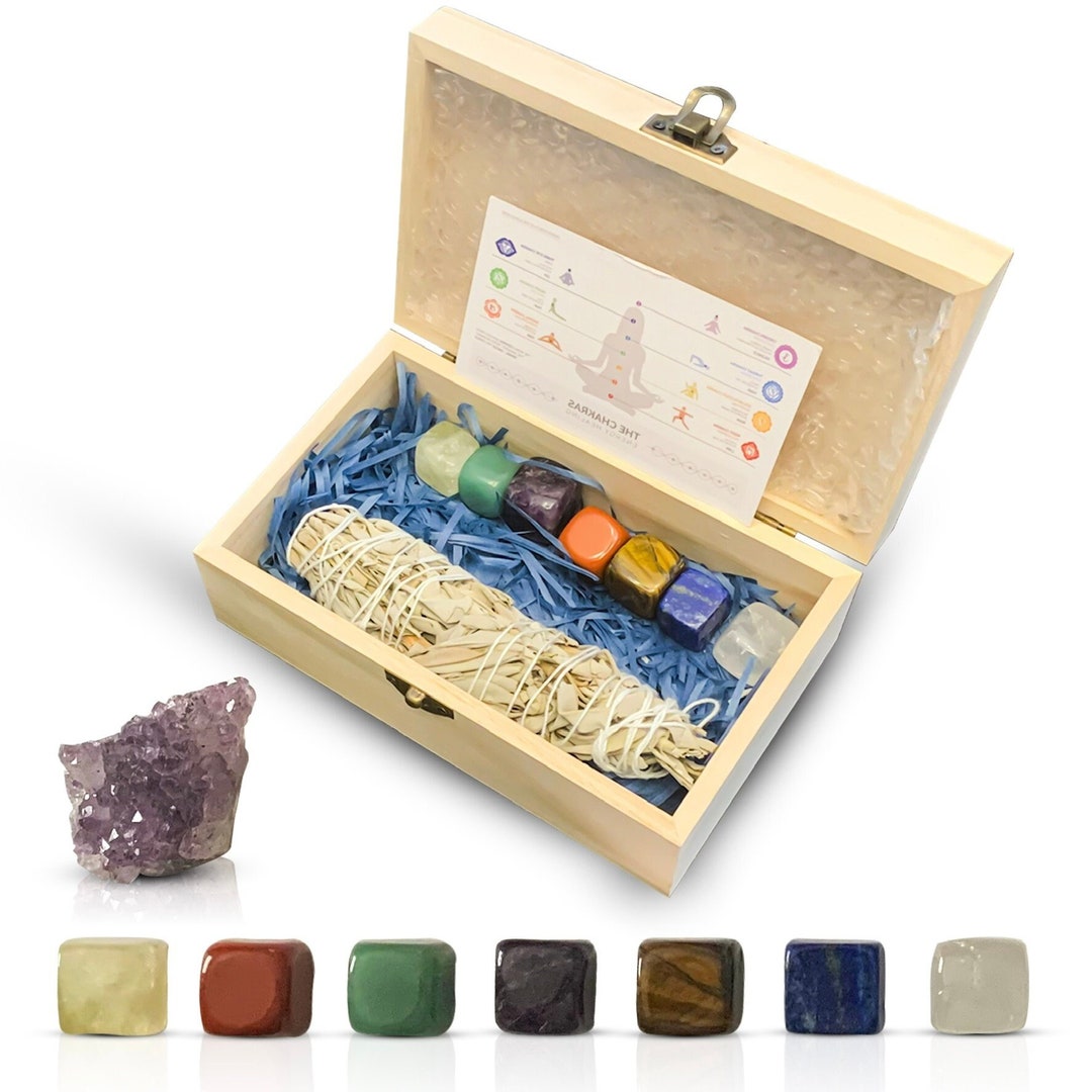 Chakra Crystal Gift Set - Etsy