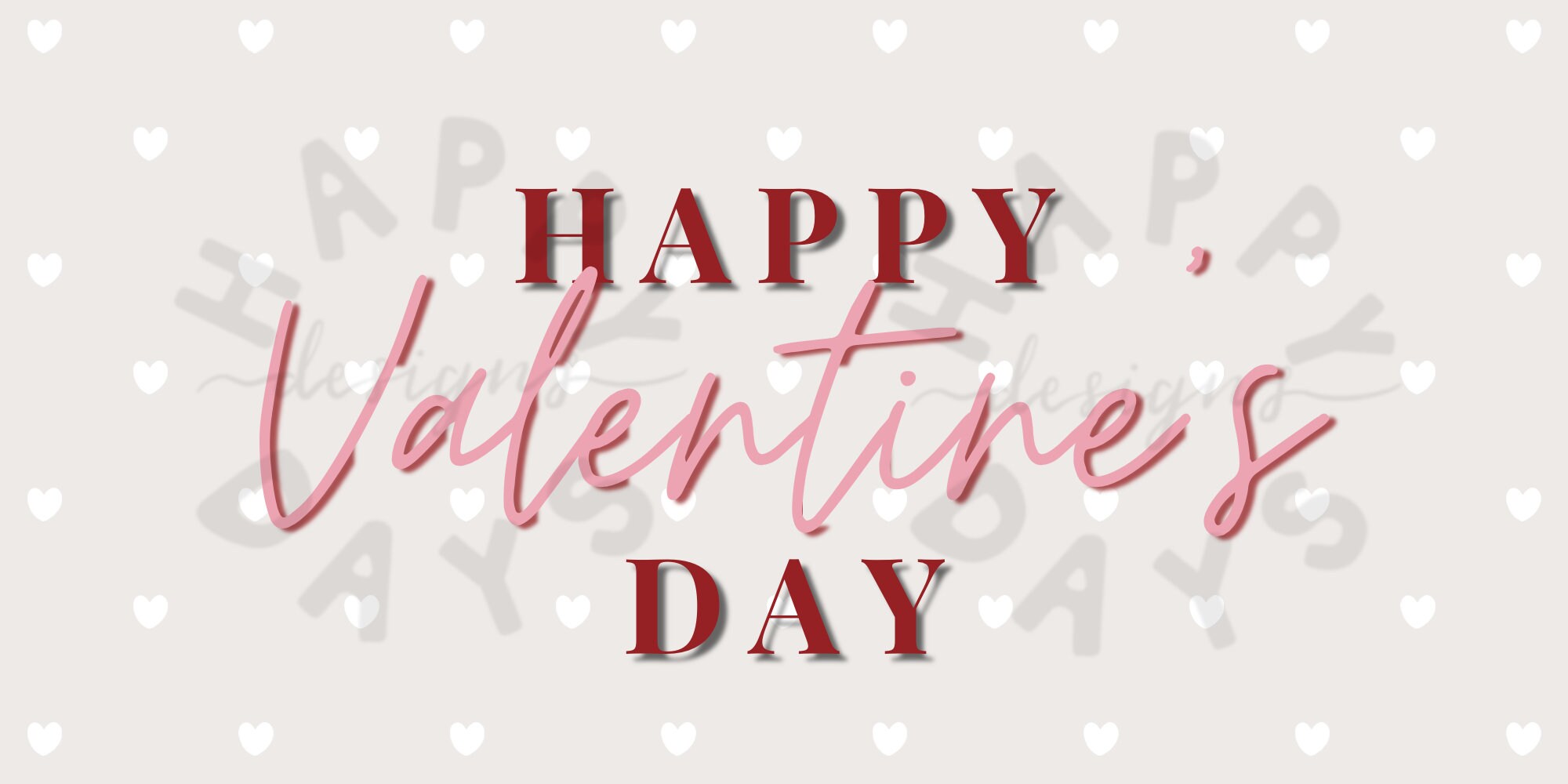 Digital Care Package Labels – Cute Valentine’s Day Gift, Printable Box ...