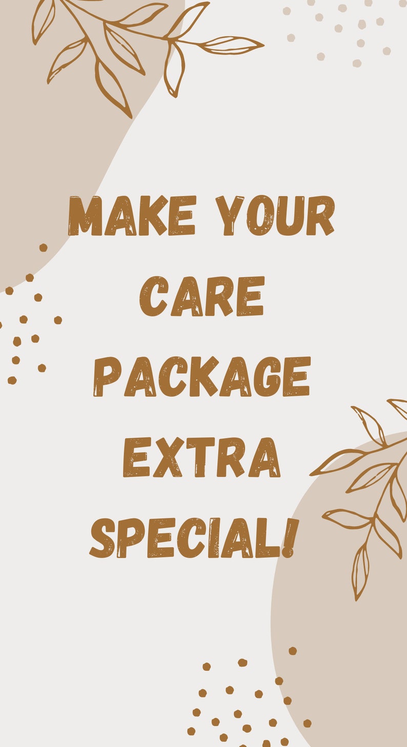 CUSTOM Care Package Label Sticker Kit/care Package Flaps/gift Box Decor ...
