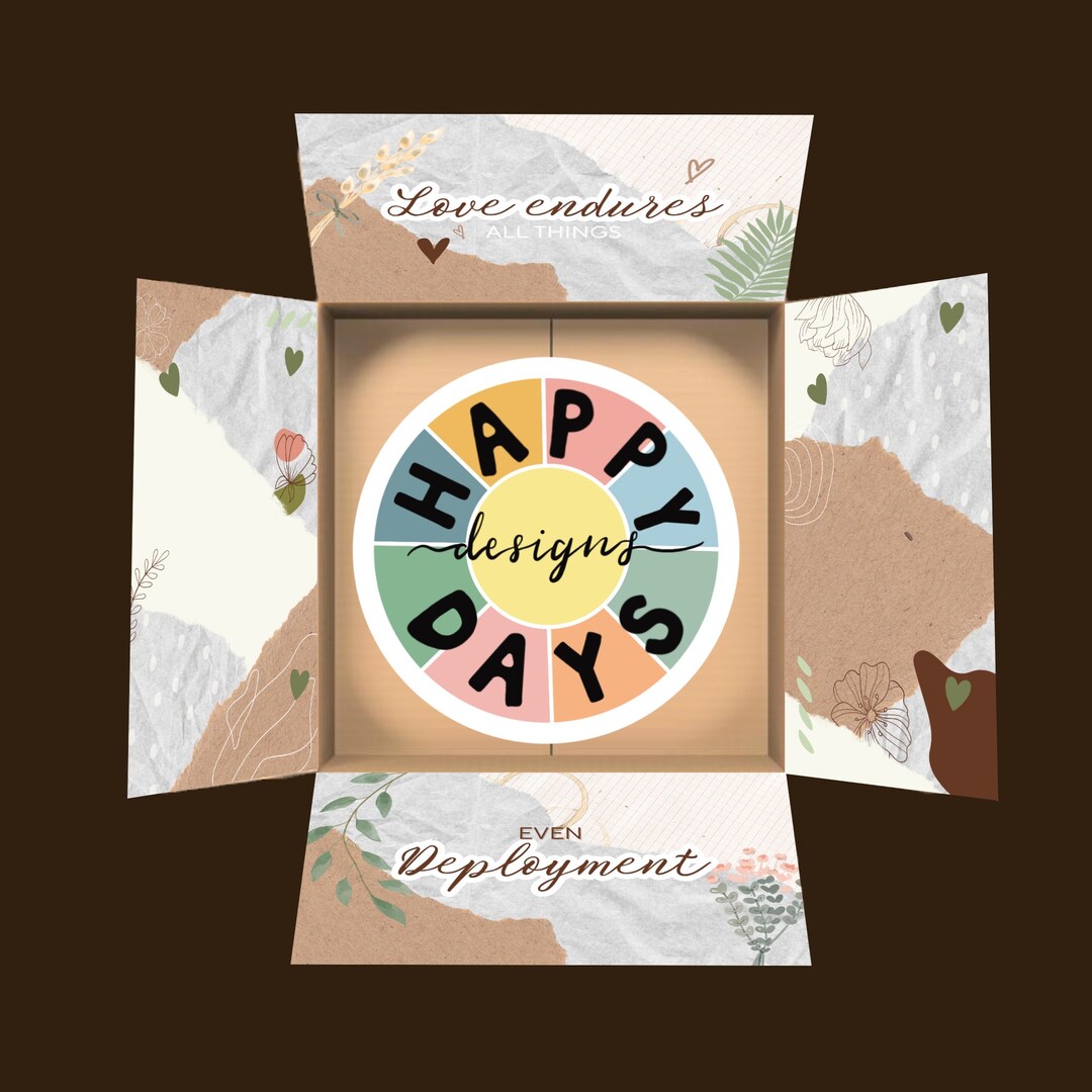Deployment Care Package Sticker Kit/care Package Flaps/gift Box Decor ...