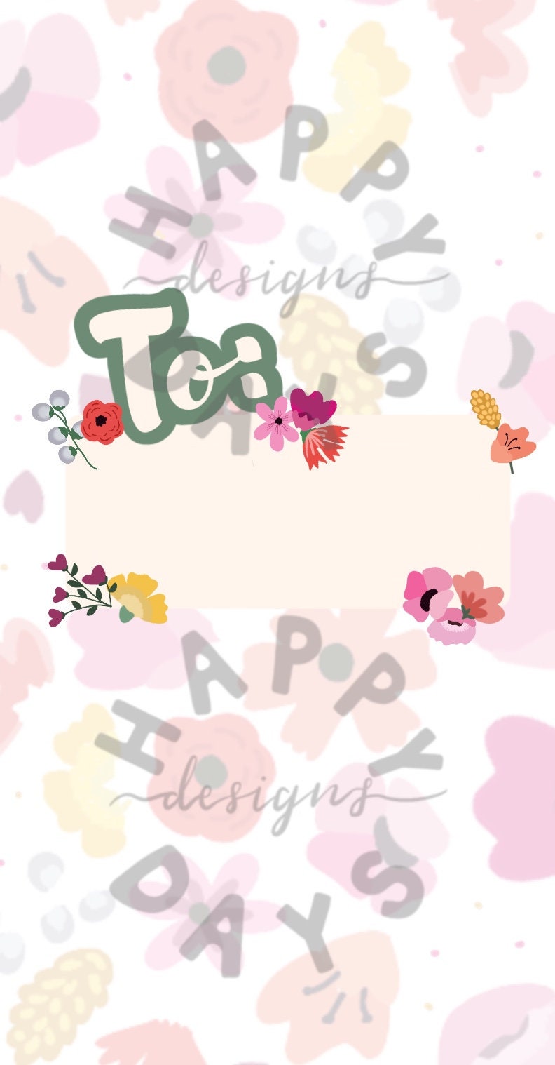 Cute Spring Care Package Labels/care Package Flaps/mother's Day/easter ...