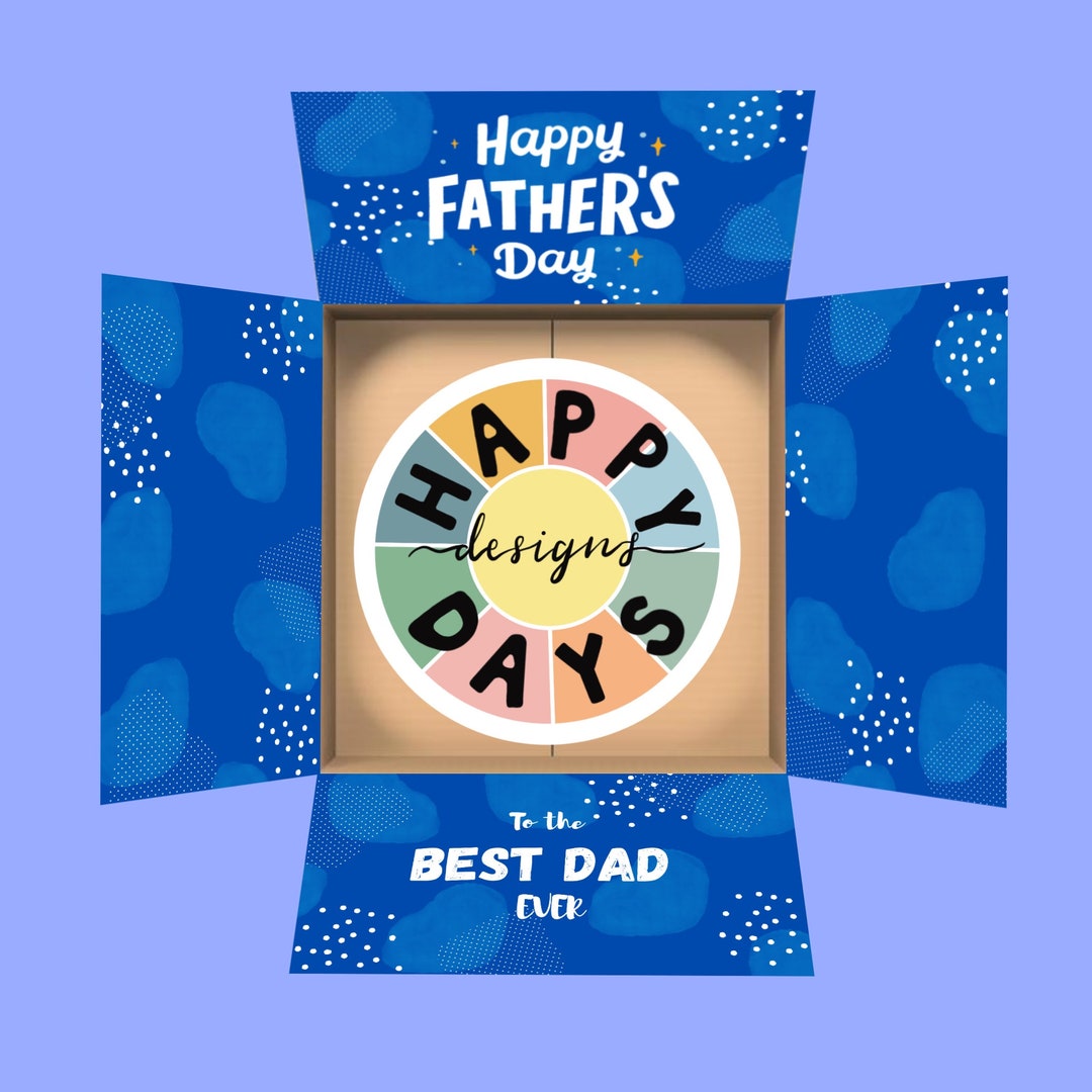 Father's Day Care Package Label Kit/care Package Flaps/gift for Dad ...