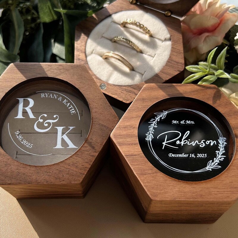 Wedding Ring Box - Etsy