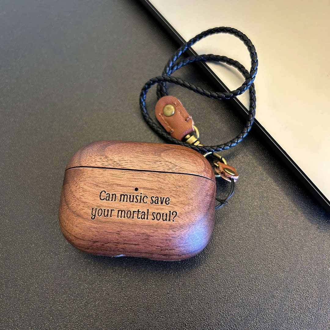 Engraved Wood Airpods 1/2/3 Pro 1/2 Case, Wood Protective Cover for ...