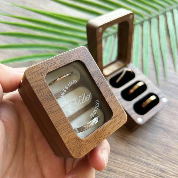 Wedding Ring Box - Etsy