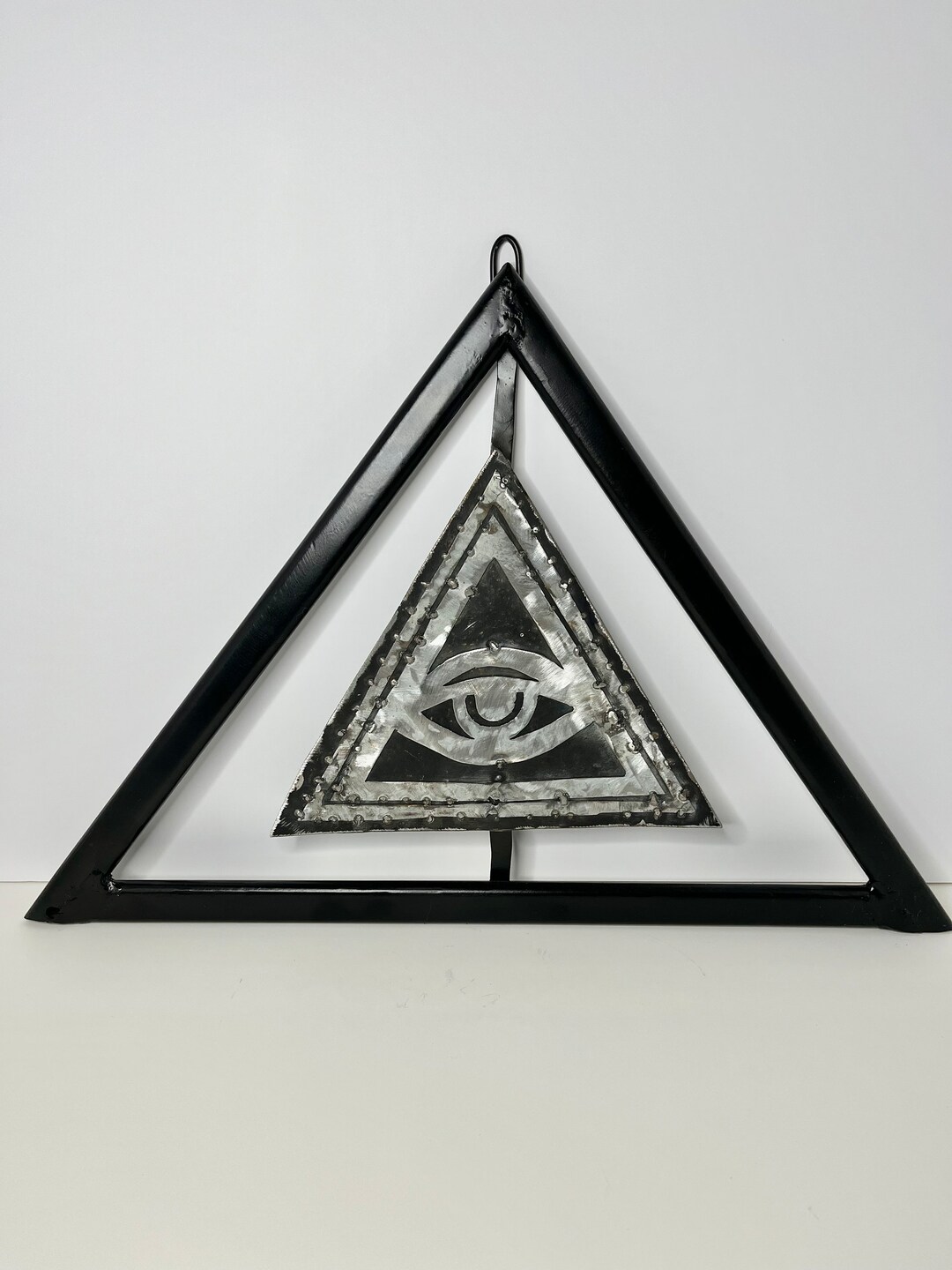 All Seeing Eye, Recycled Metal Art, Handmade,wall Hanging - Etsy