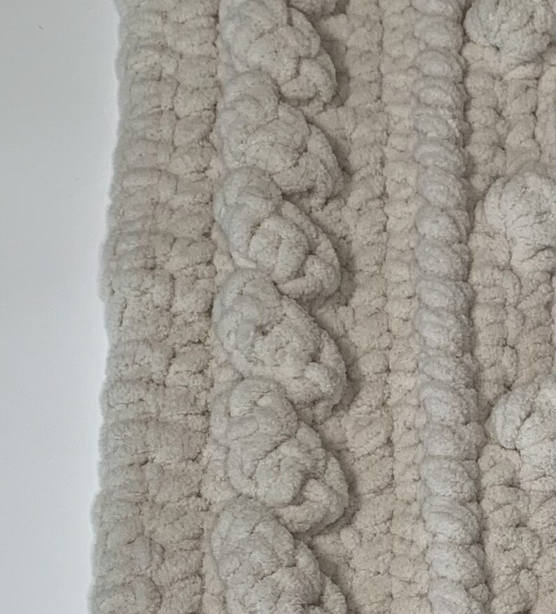 Diamond Pop Throw Pattern (crochet Pattern Only) Thick Chenille Afghan - Etsy