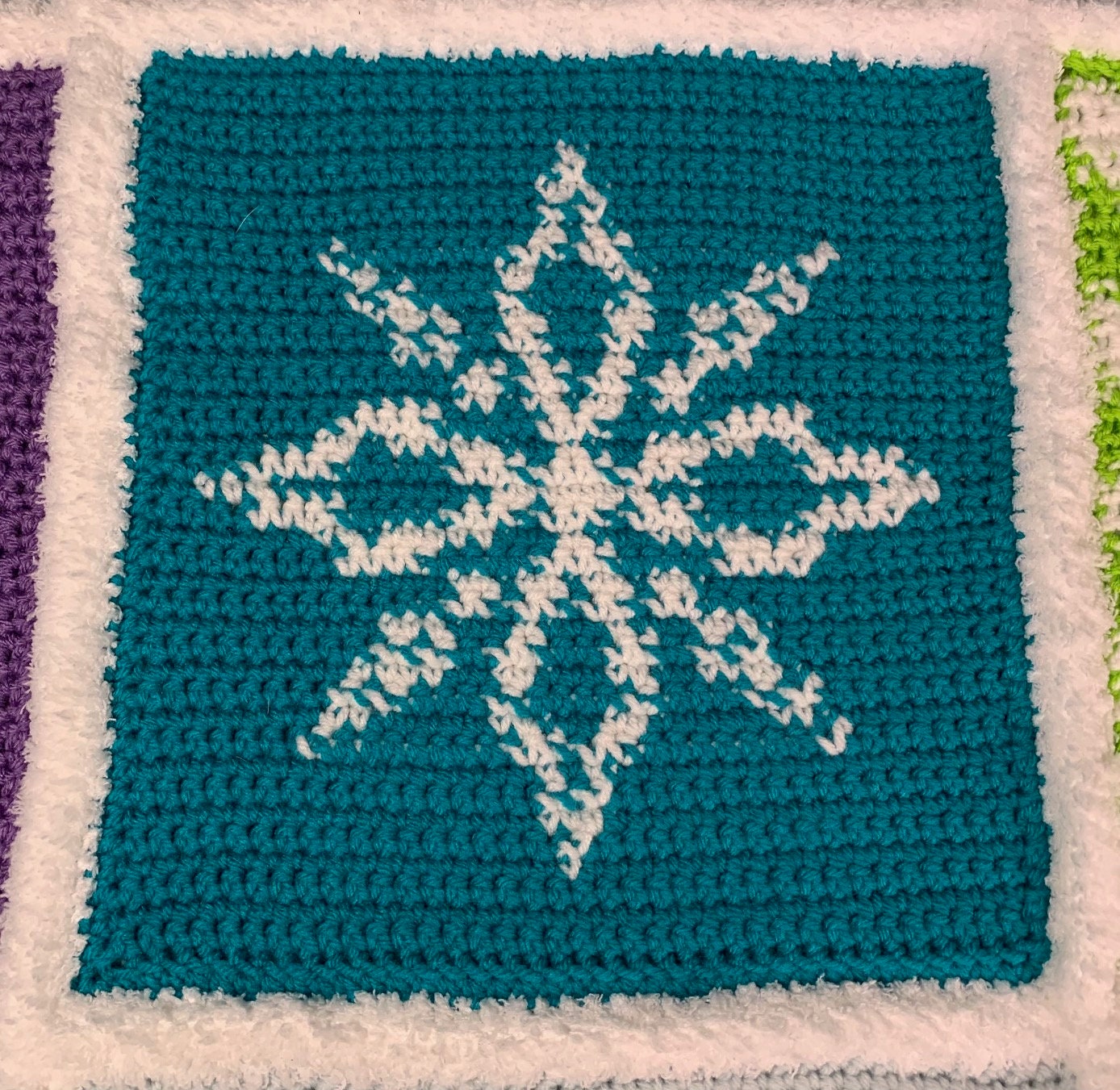 Frozen Patchwork Afghan Crochet Blanket - Etsy