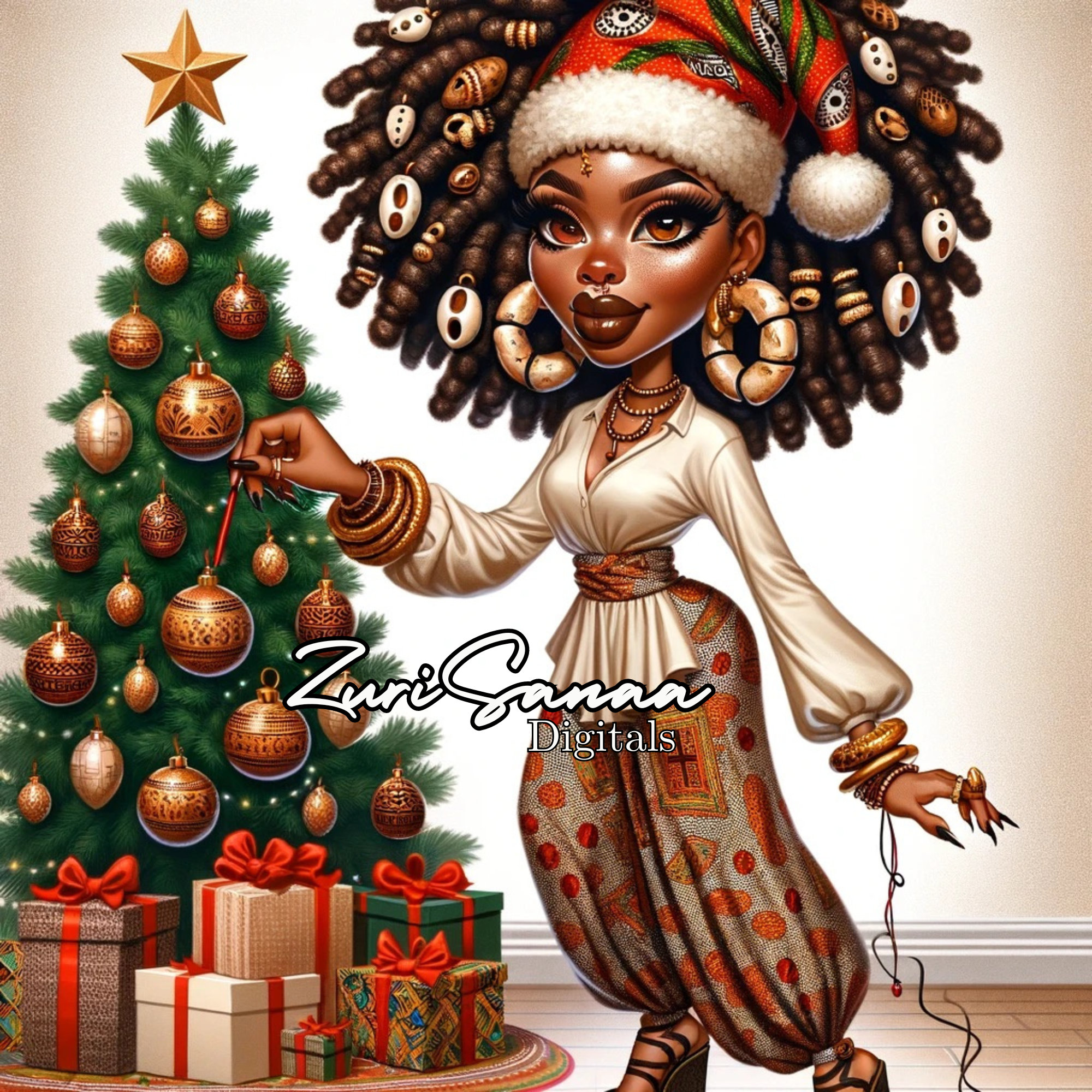 Holiday Queen PNG Digital Bundle Download | High Resolution |commercial ...