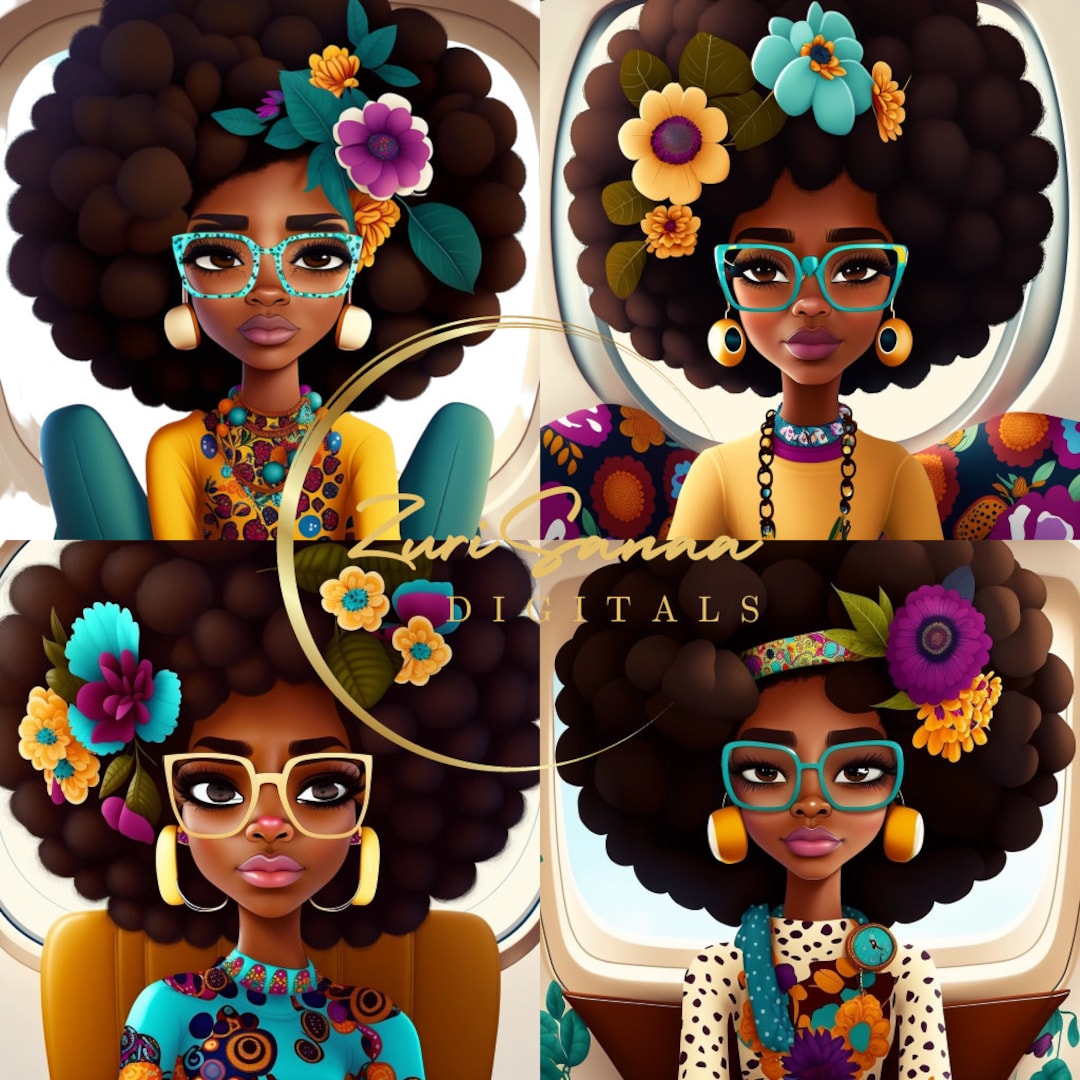 Afro Bundle Digital Download - Etsy
