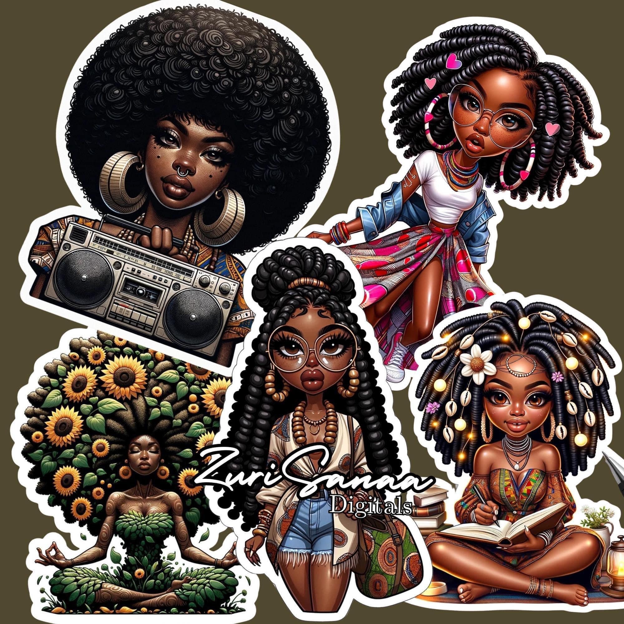 Introducing Our Extraordinary Collection of 5 PNG Digital Stickers - Etsy