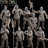 62pc Dnd Guards Starter Pack, Human Guards, Elite Mercenaries Dungeons ...