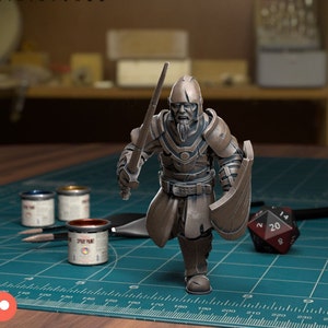 10PC Armored Stronghold Guards, Dnd Miniature Guards for Table Top ...