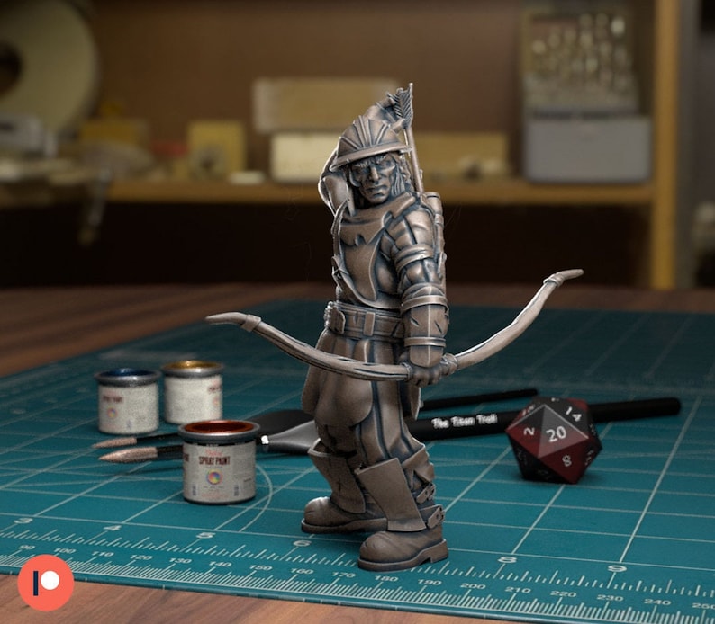 10PC Armored Stronghold Guards, Dnd Miniature Guards for Table Top ...