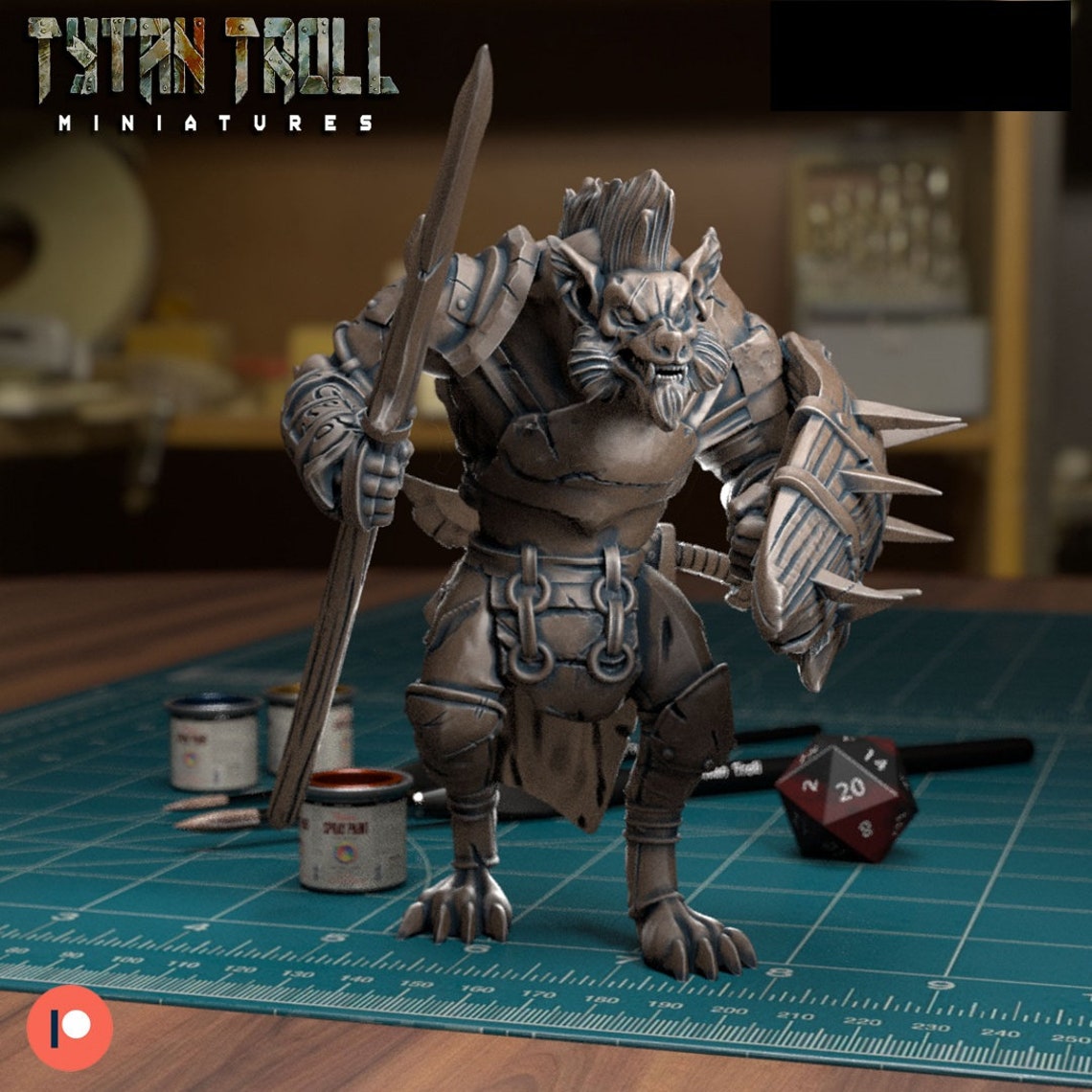 6PC Gnoll Ambush Dnd Miniature Gnolls for Table Top Games - Etsy