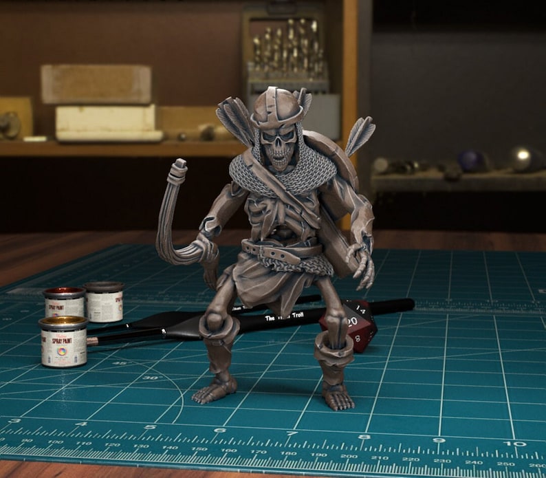 10PC Armored Skeletons Dnd Miniature Army for Table Top - Etsy