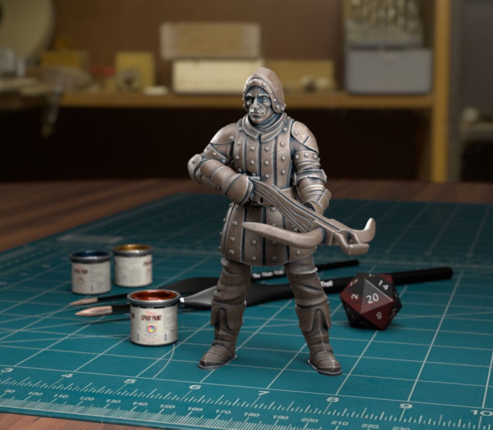 9PC Village Guards, Dnd Miniature Guards for Table Top Games, Wargames ...