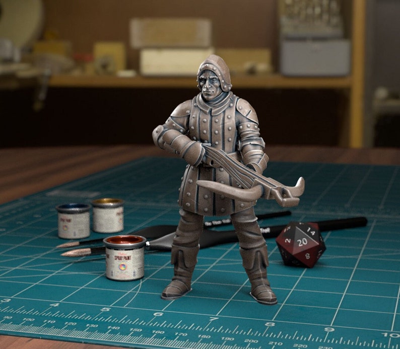 9PC Village Guards Dnd Miniature Guards for Table Top Games - Etsy