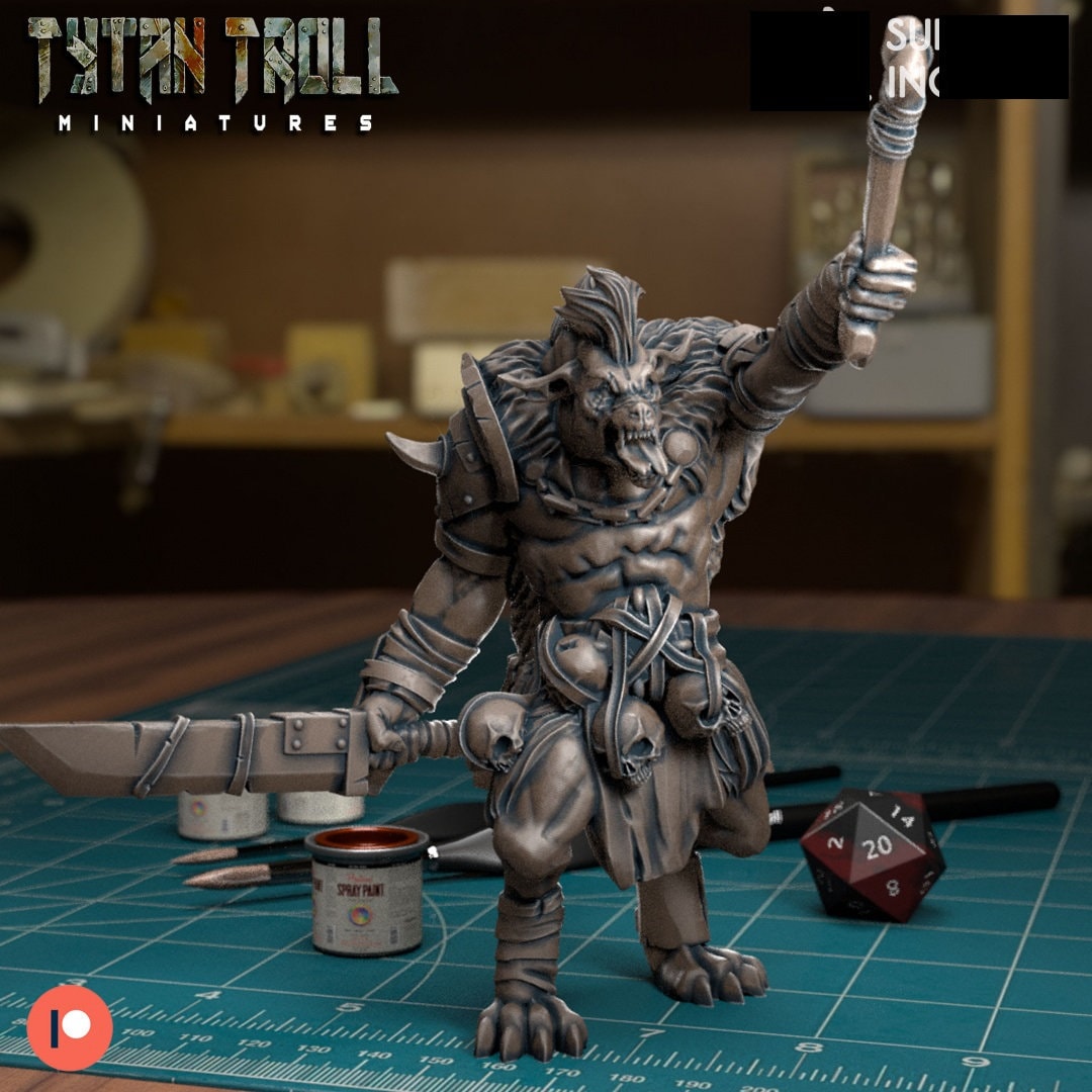 6PC Gnoll Ambush Dnd Miniature Gnolls for Table Top Games - Etsy