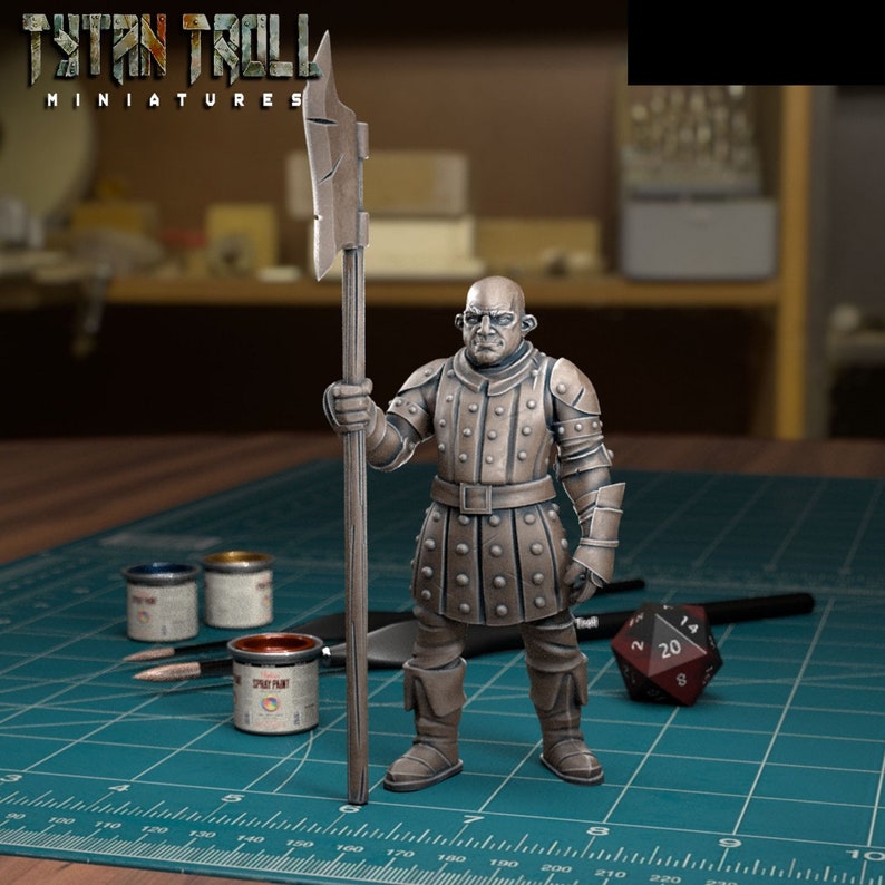 9PC Village Guards, Dnd Miniature Guards for Table Top Games, Wargames ...