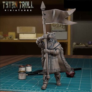 11PC Northern Village Guards, Dnd Miniature Guards for Table Top Games ...