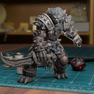 4PC Bugbear Ambush Miniatures for Table Top Games, Dnd, Wargames ...