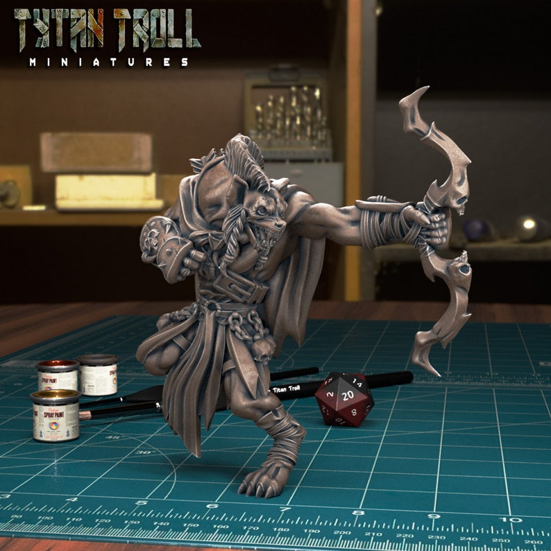10pc Gnoll Guild Dnd Miniature Gnolls For Table Top Games Etsy
