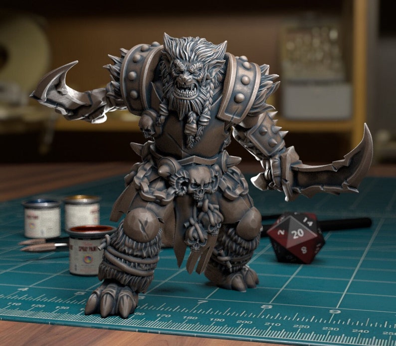 4PC Bugbear Ambush Miniatures for Table Top Games Dnd - Etsy