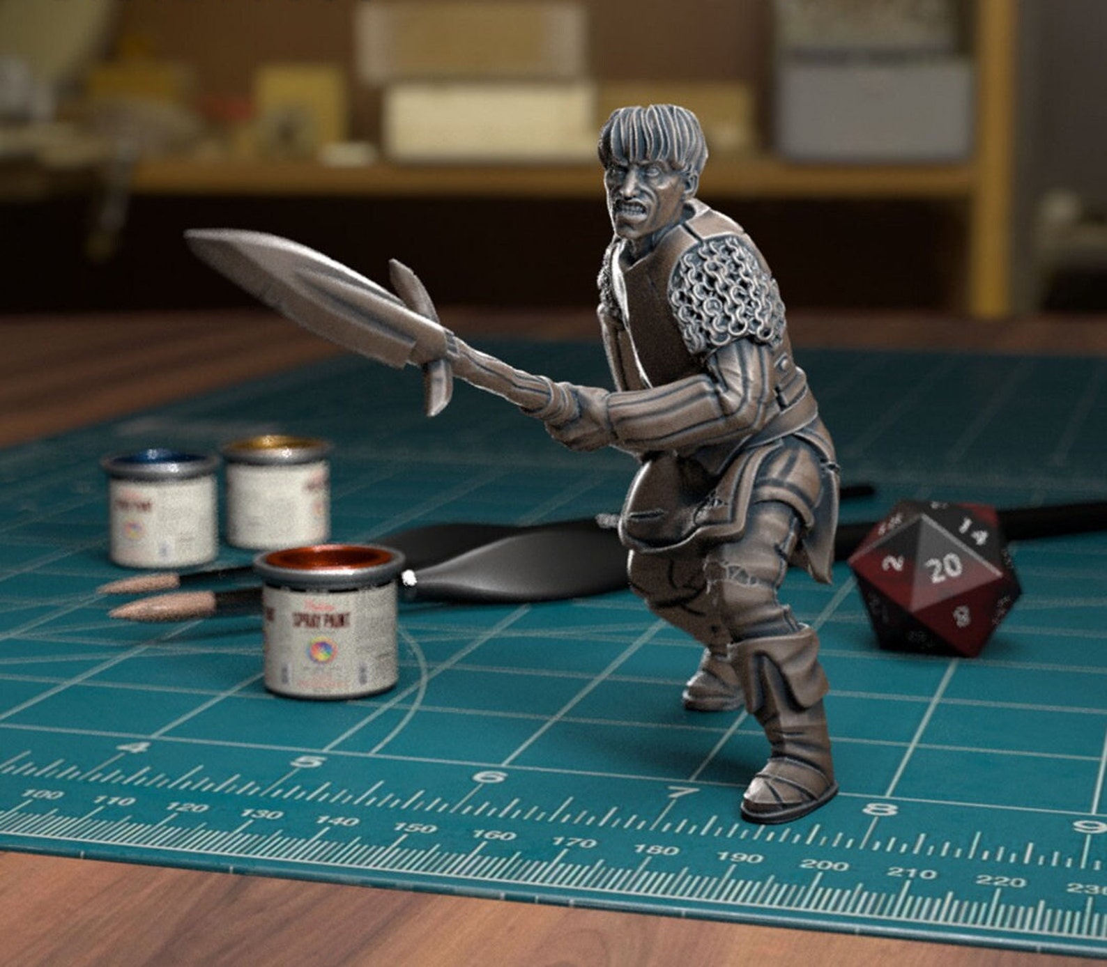 13PC City Guards, Dnd Miniature Guards for Table Top Games, Wargames ...